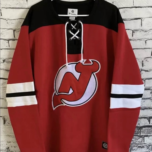 Fanatics | Shirts | New Jersey Devils Nhl Hockey Sweater Mens Sz 2xl ...